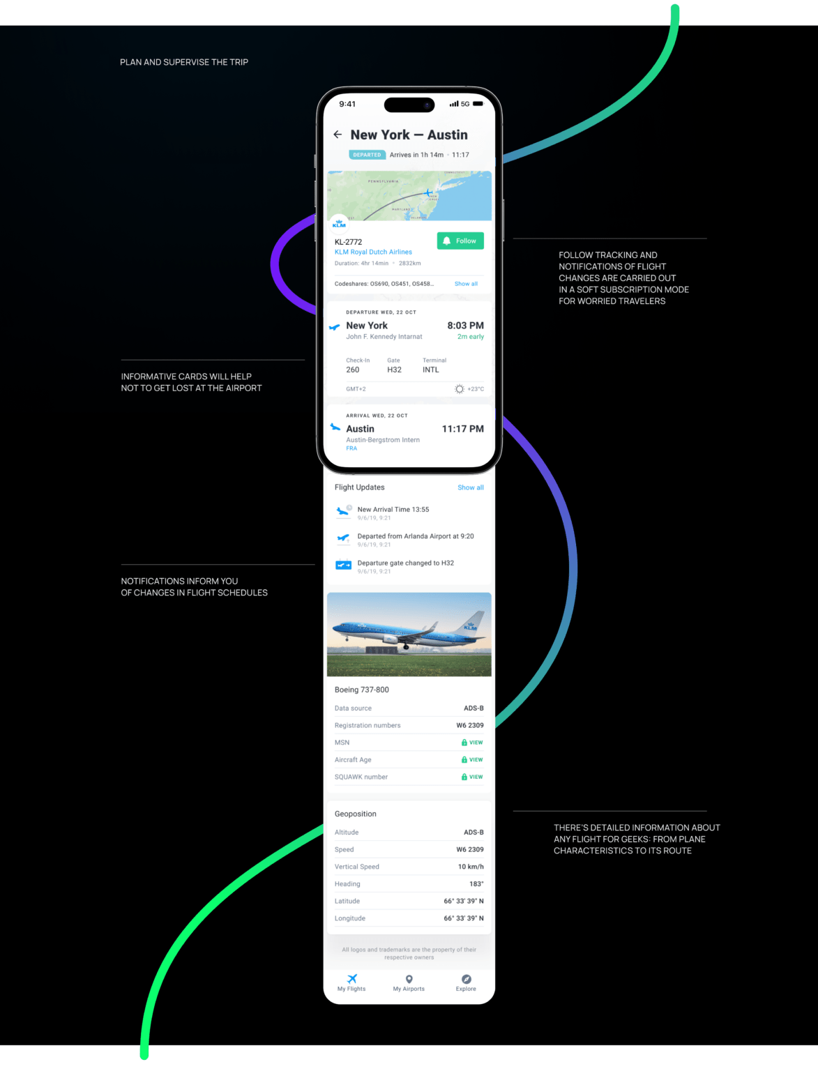 Mobile App Redesign Planes Live – Right Studio